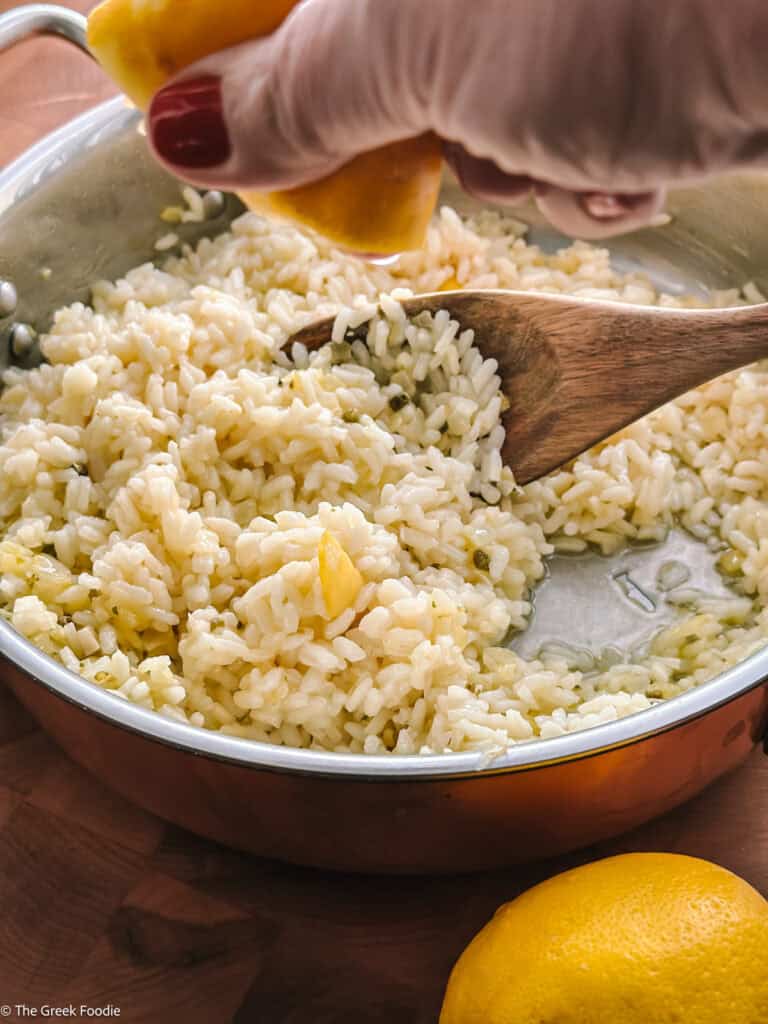 Greek Lemon Rice - The Greek Foodie