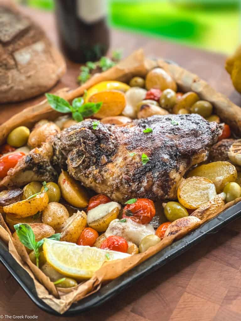 Greek Lamb Kleftiko - The Greek Foodie