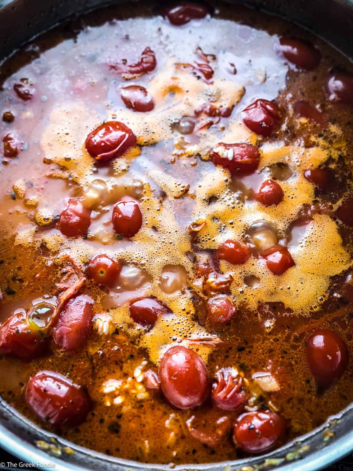 Easy Greek Tomato rice-Ntomatorizo - The Greek Foodie