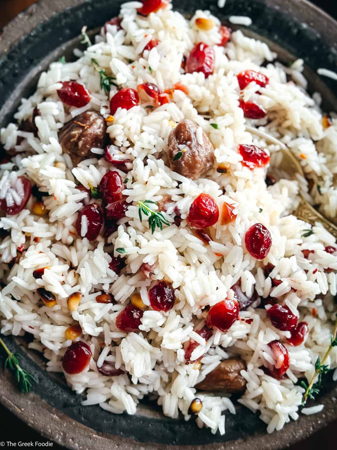 Greek Rice Pilaf-Pilafi - The Greek Foodie