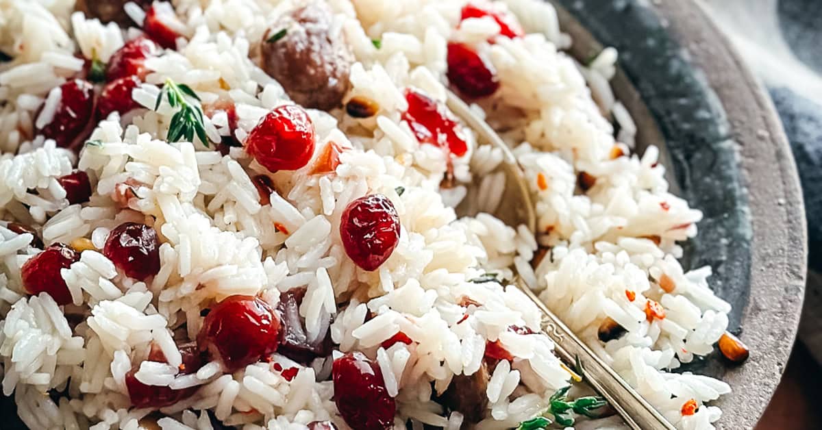 Greek Rice Pilaf-Pilafi - The Greek Foodie