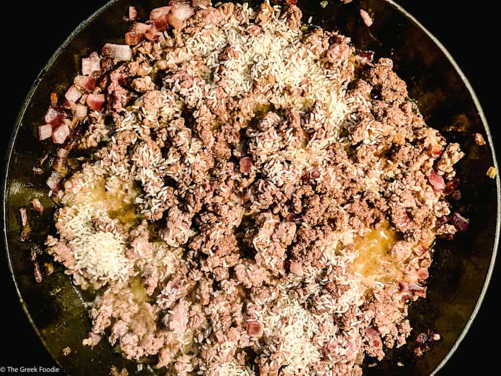 Greek Turkey Stuffing With Sausage recipe - The Greek Foodie - Holidays